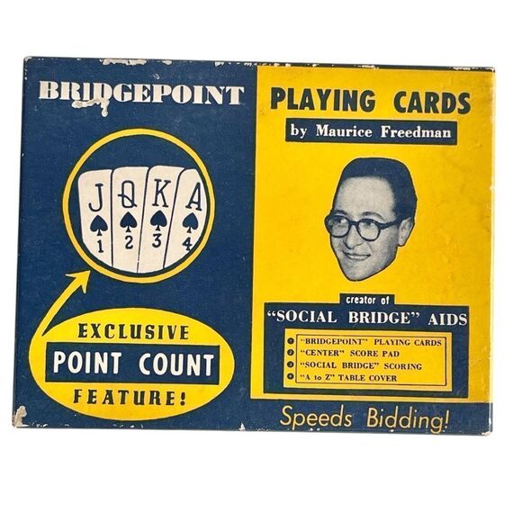 Vintage | Other | Vintage Bridgepoint Maurice Freedman Playingcard ...
